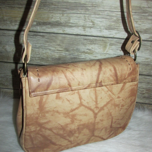 Casual Justin | Bags | Vintage Casual Justin Brown Leather Shoulder Bag ...
